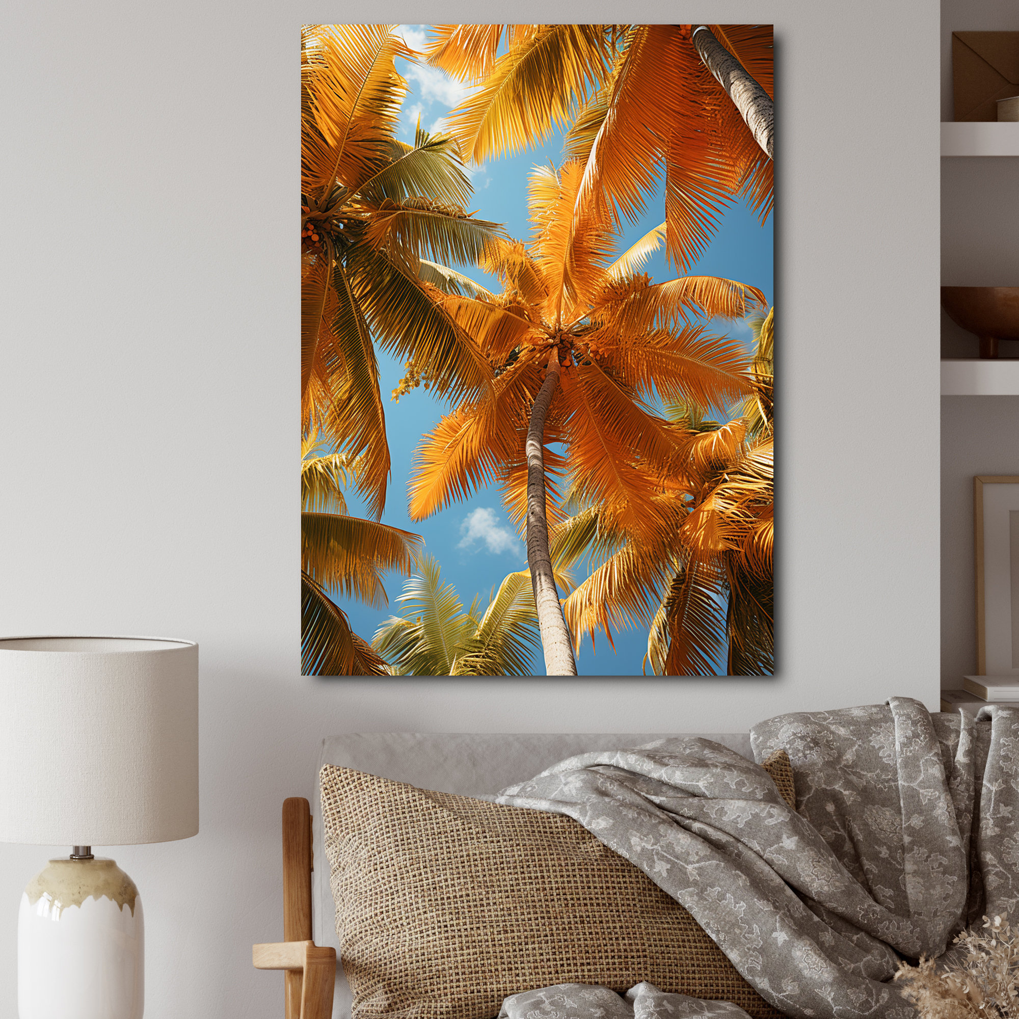 Bay Isle Home™ Yellow Palm Trees Field IV On Canvas Print - Wayfair Canada