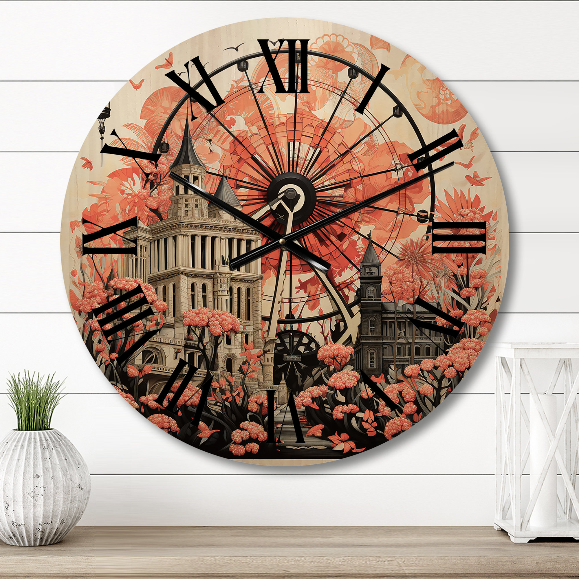 East Urban Home Coral Ferris Wheel Joyful Spin II - Amusement Parks ...