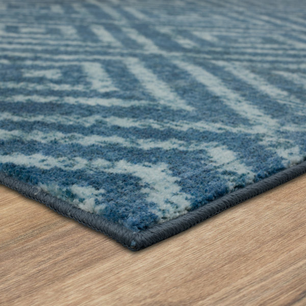 Union Rustic Andresen Geometric Tufted Teal Area Rug & Reviews | Wayfair