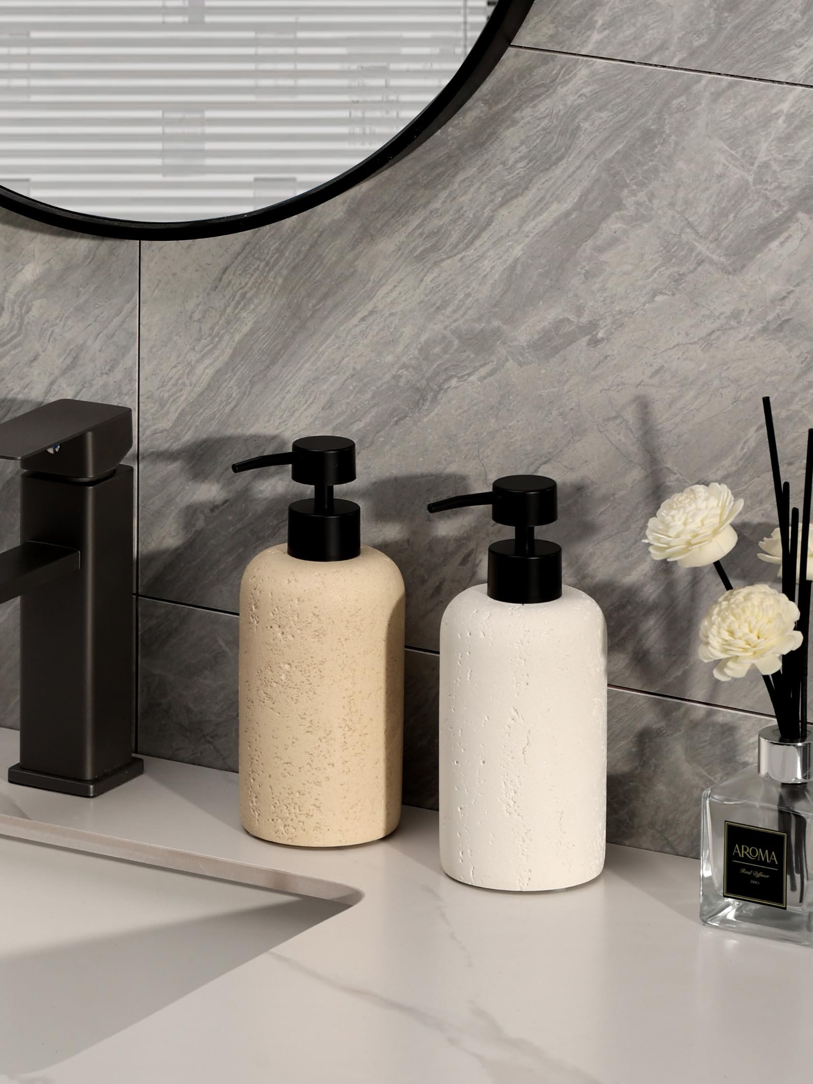 Latitude Run® Soap Dispensers 340ml 11 Oz, 2 Pcs Luxurious Hand Dish ...