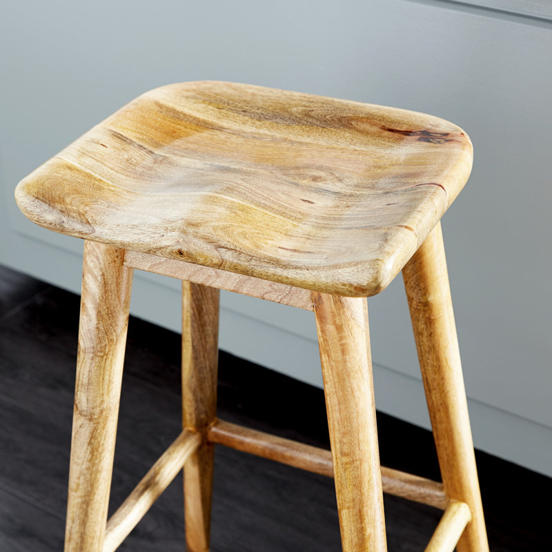 Birch Lane™ Gretchen Solid Wood Bar Stool | Wayfair