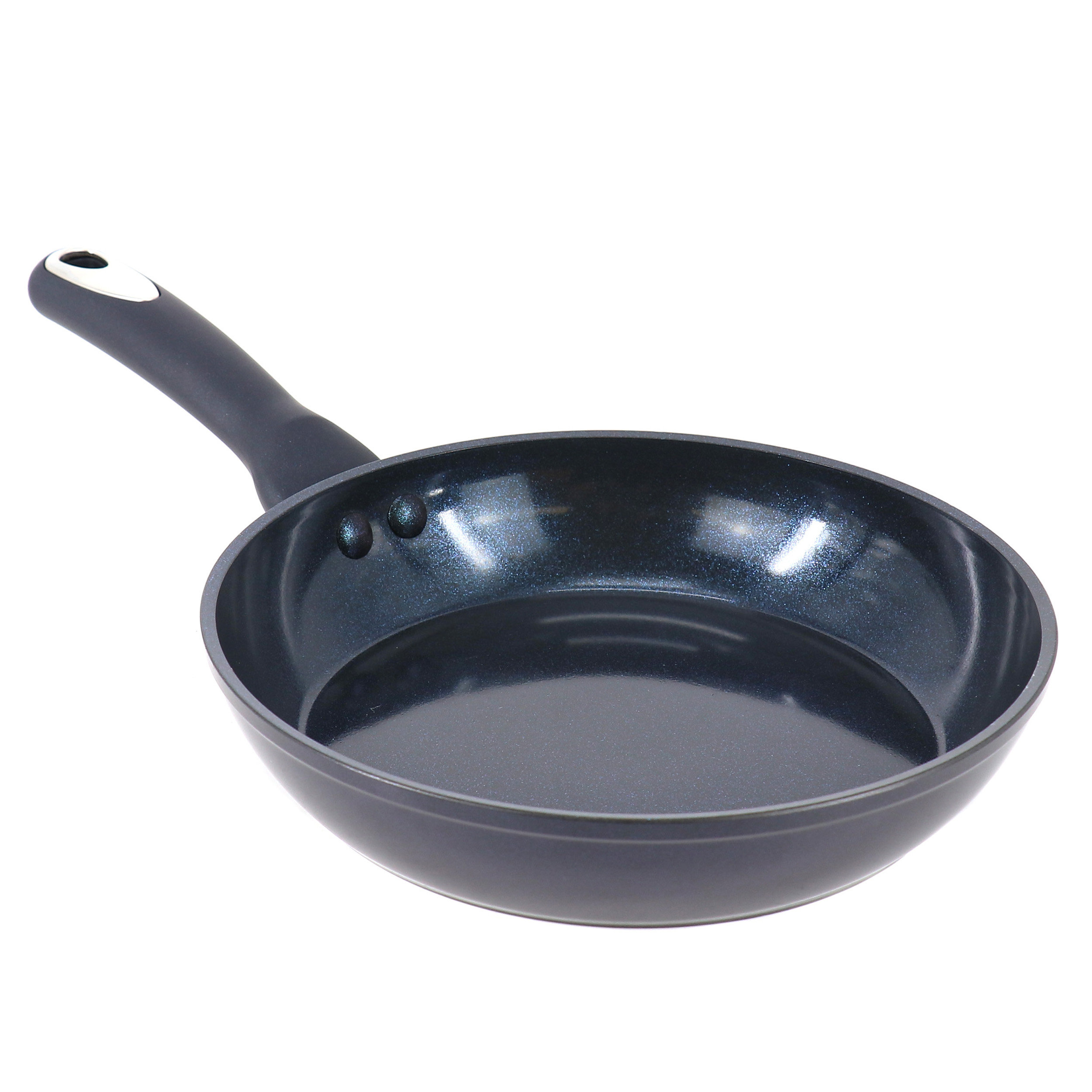 Oster Hawke 9.5 Inch Ceramic Nonstick Aluminum Frying Pan in Dark Blue ...