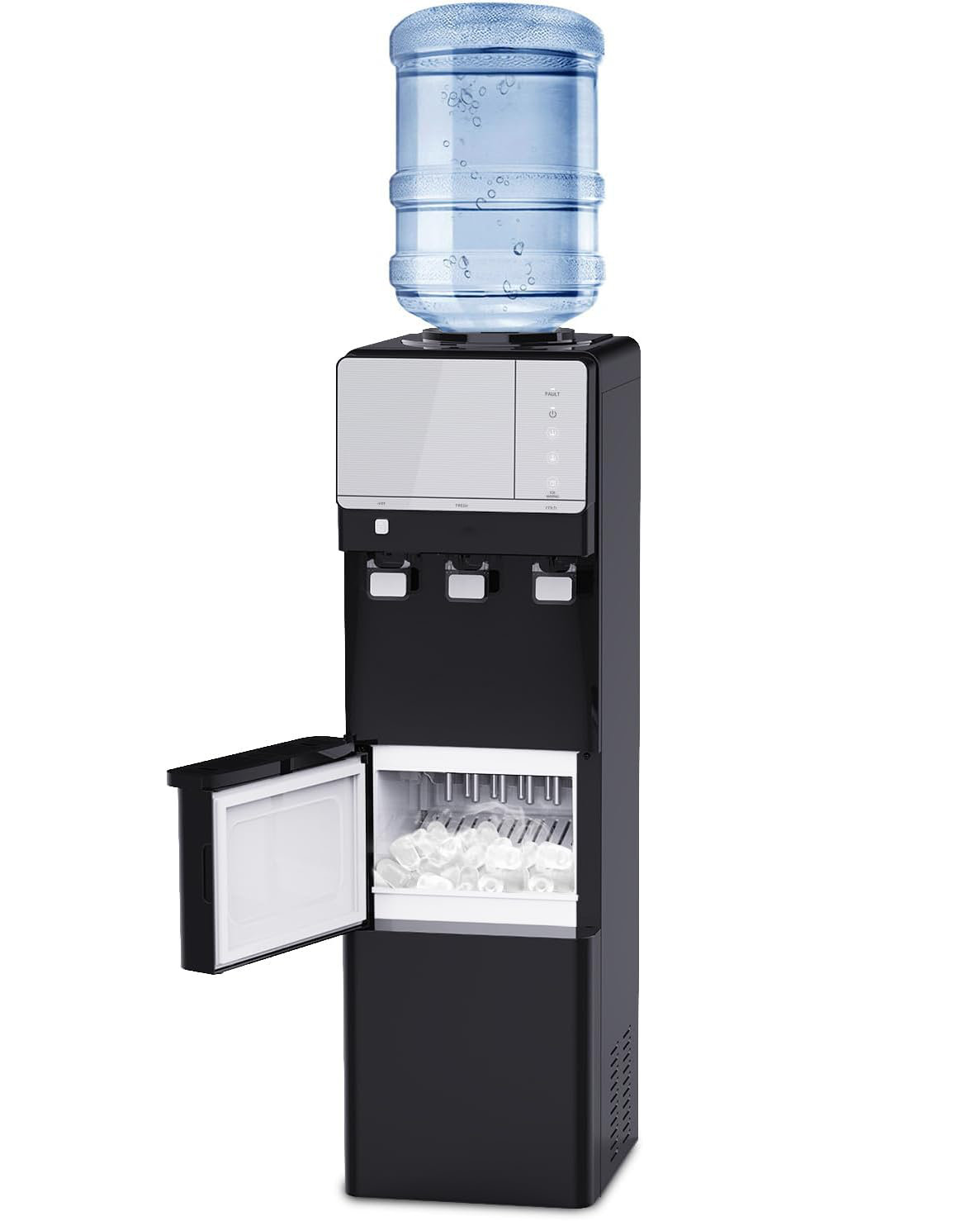 Soopyk Freestanding Top Loading Water Cooler with Ice Maker for 5 ...
