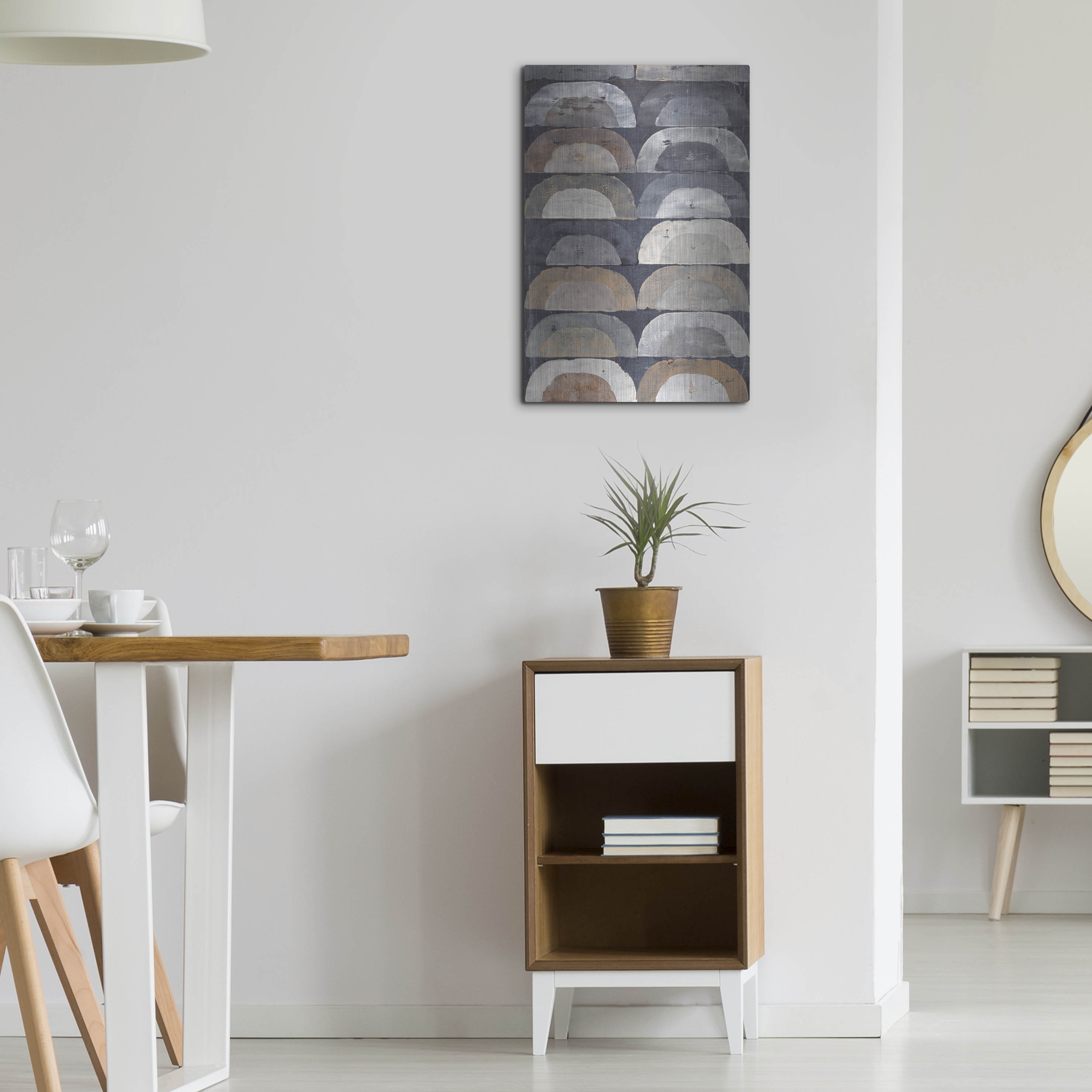 Winston Porter 'Shape Shift 3' by Courtney Prahl Metal Wall Art | Wayfair