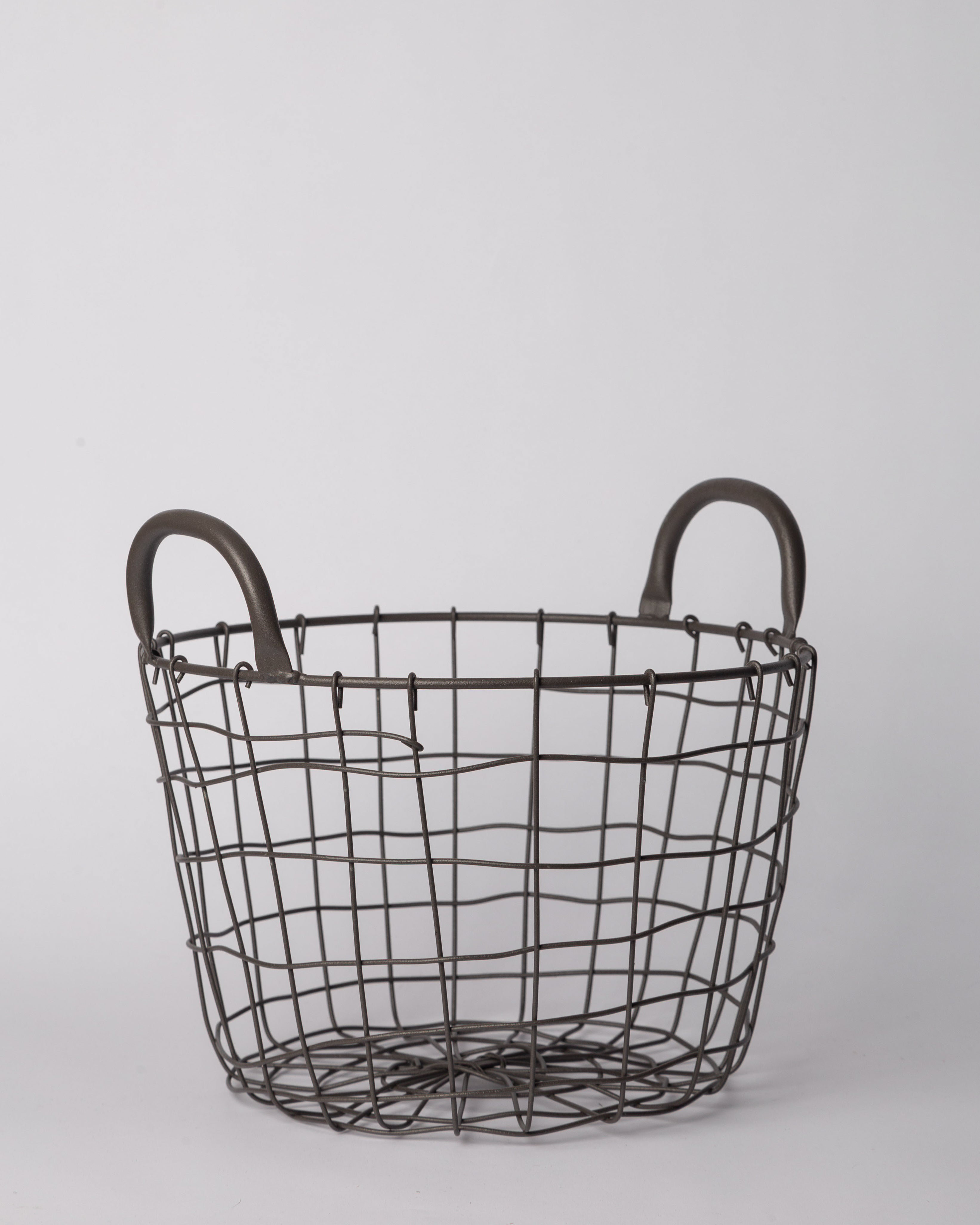 Williston Forge Round Metal Basket & Reviews | Wayfair