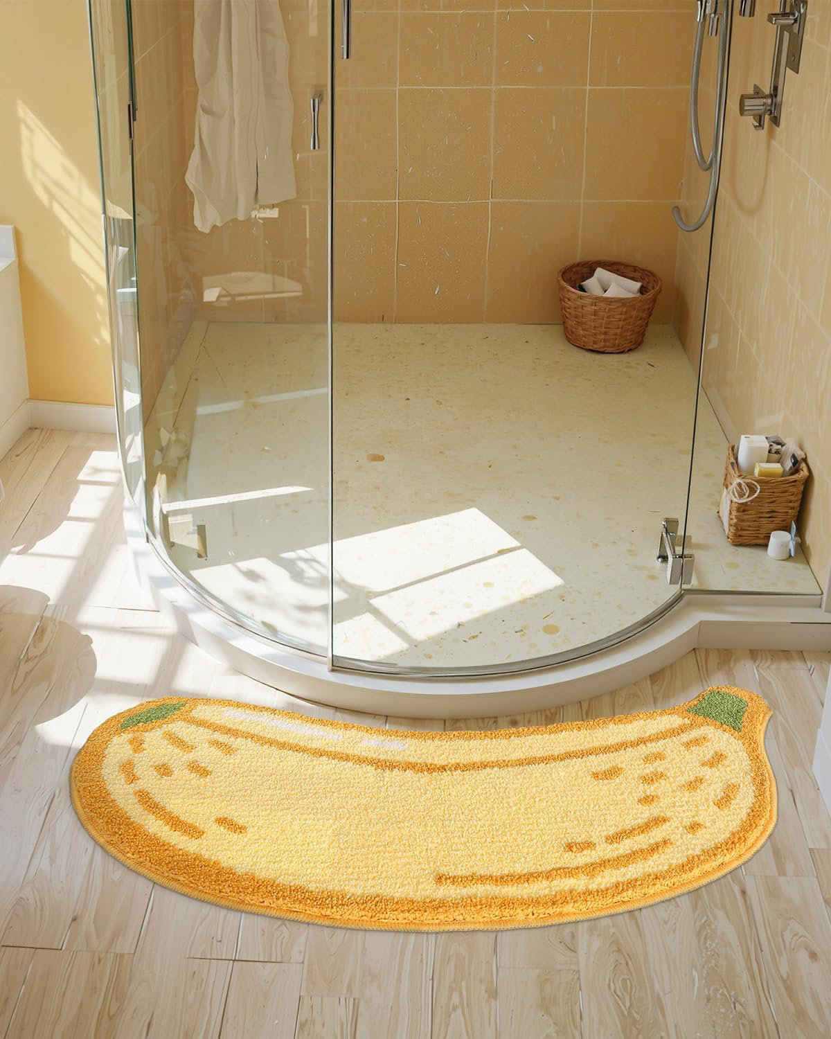 FETLOD Cute Bathroom Rugs, Funny Fruit Runner Rug, Soft Plush Fluffy ...