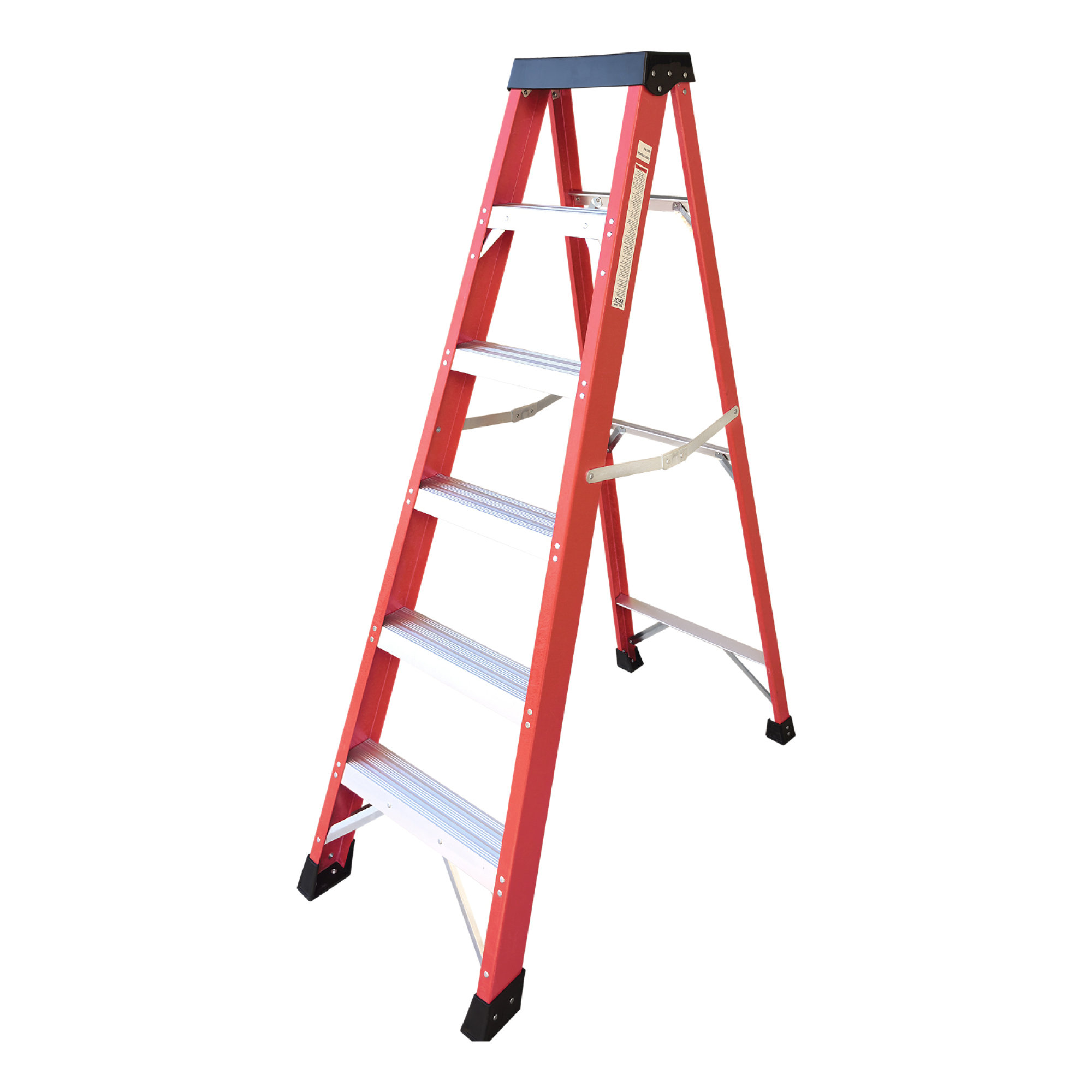 Latitude Run® Fiberglass Ladder with 500 lb Load Capacity and Non ...