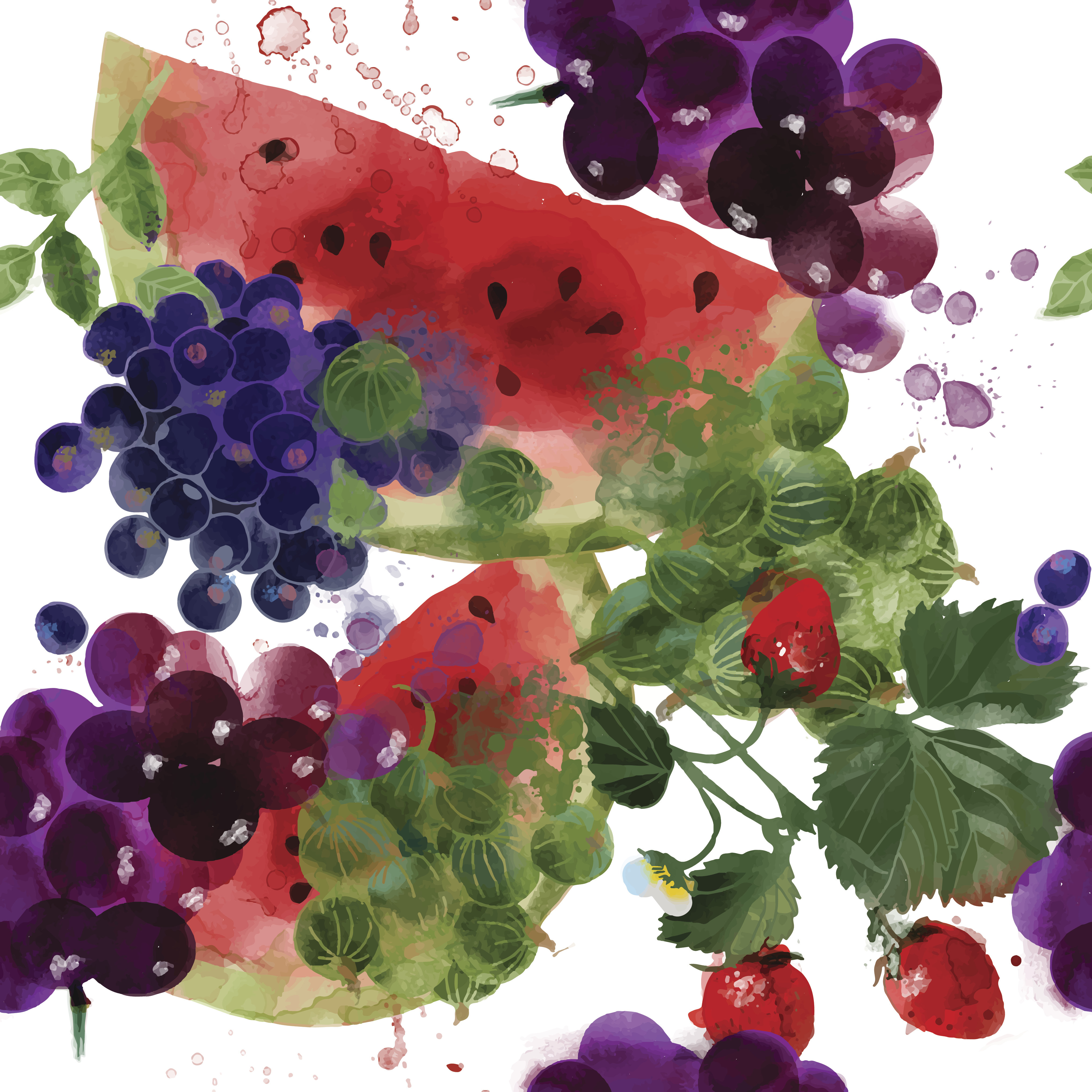 Wildon Home® Fruits Texture Pattern by Tatianadavidova | Wayfair