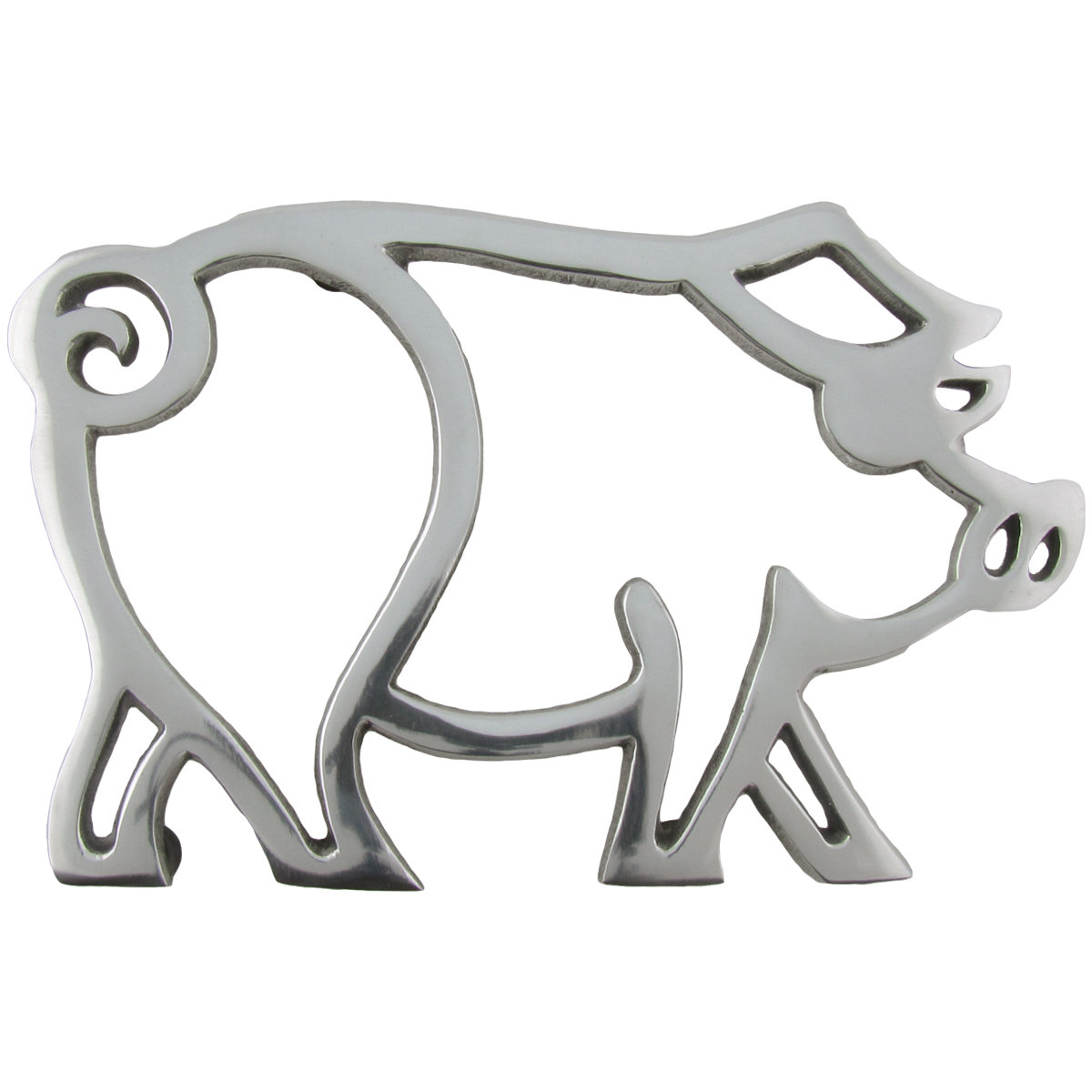 Treasure Gurus Aluminum Pig Trivet - Wayfair Canada