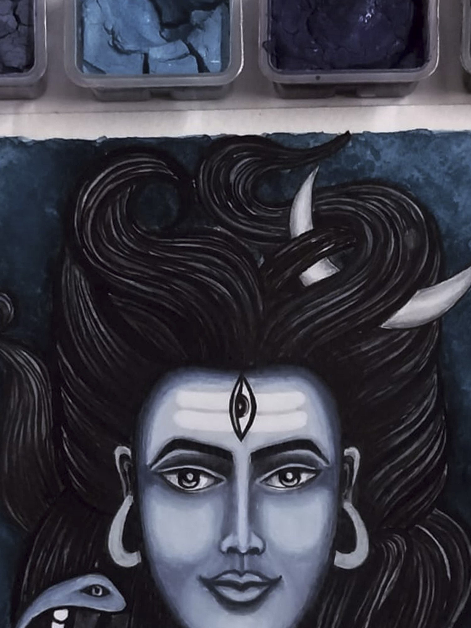 Trinx Beautiful Lord Mahadev Painting | Gouache Color | By Manisha ...
