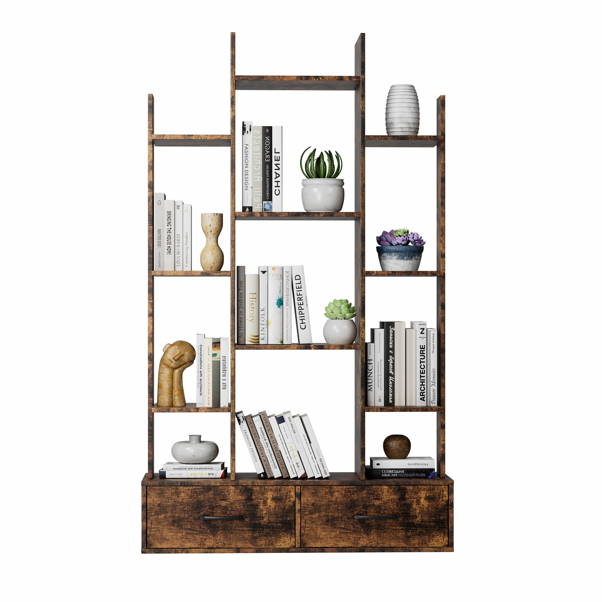 Dakota Fields Industrial Freestanding Open Display Shelving | Wayfair