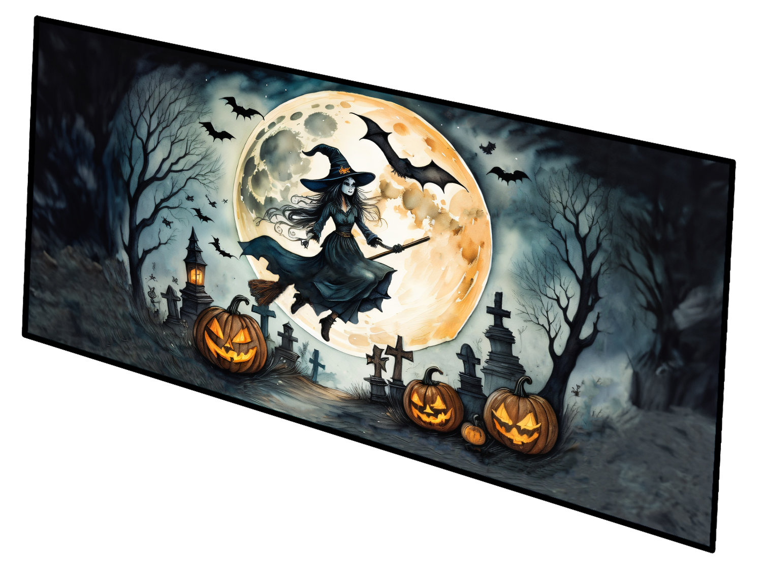 The Holiday Aisle® Jakalah Non-Slip Halloween Outdoor Doormat | Wayfair