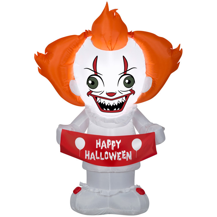 Gemmy Industries Warner Brothers Stylized Pennywise Inflatable ...