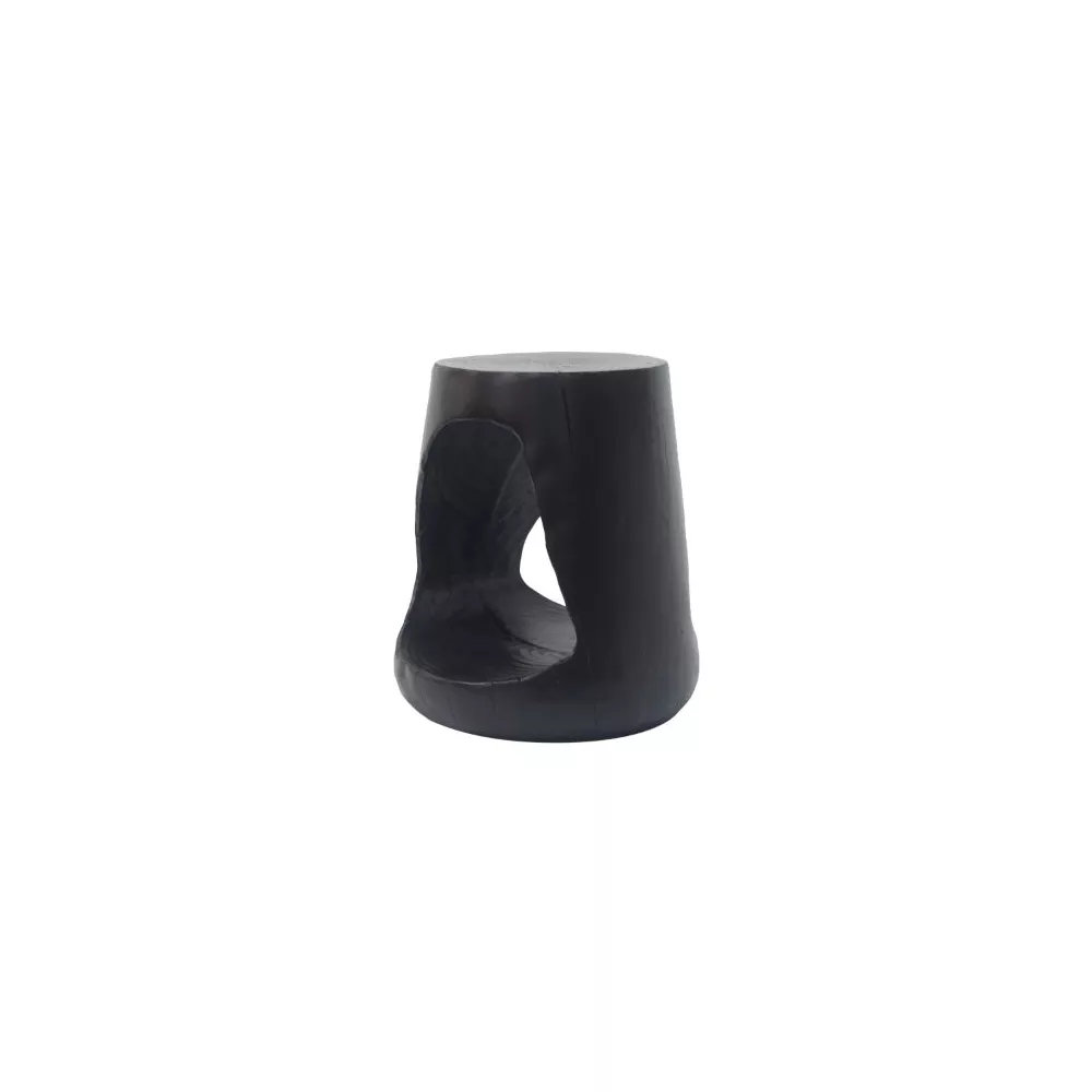 Latitude Run® Round Outdoor Side Table, Wood Grain Outdoor Side Table ...