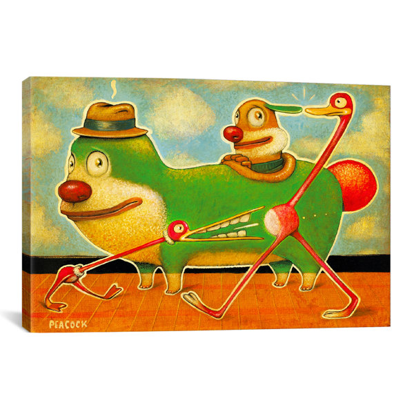 Trinx 'Belly Biter' by Daniel Peacock Painting Print on Wrapped Canvas ...