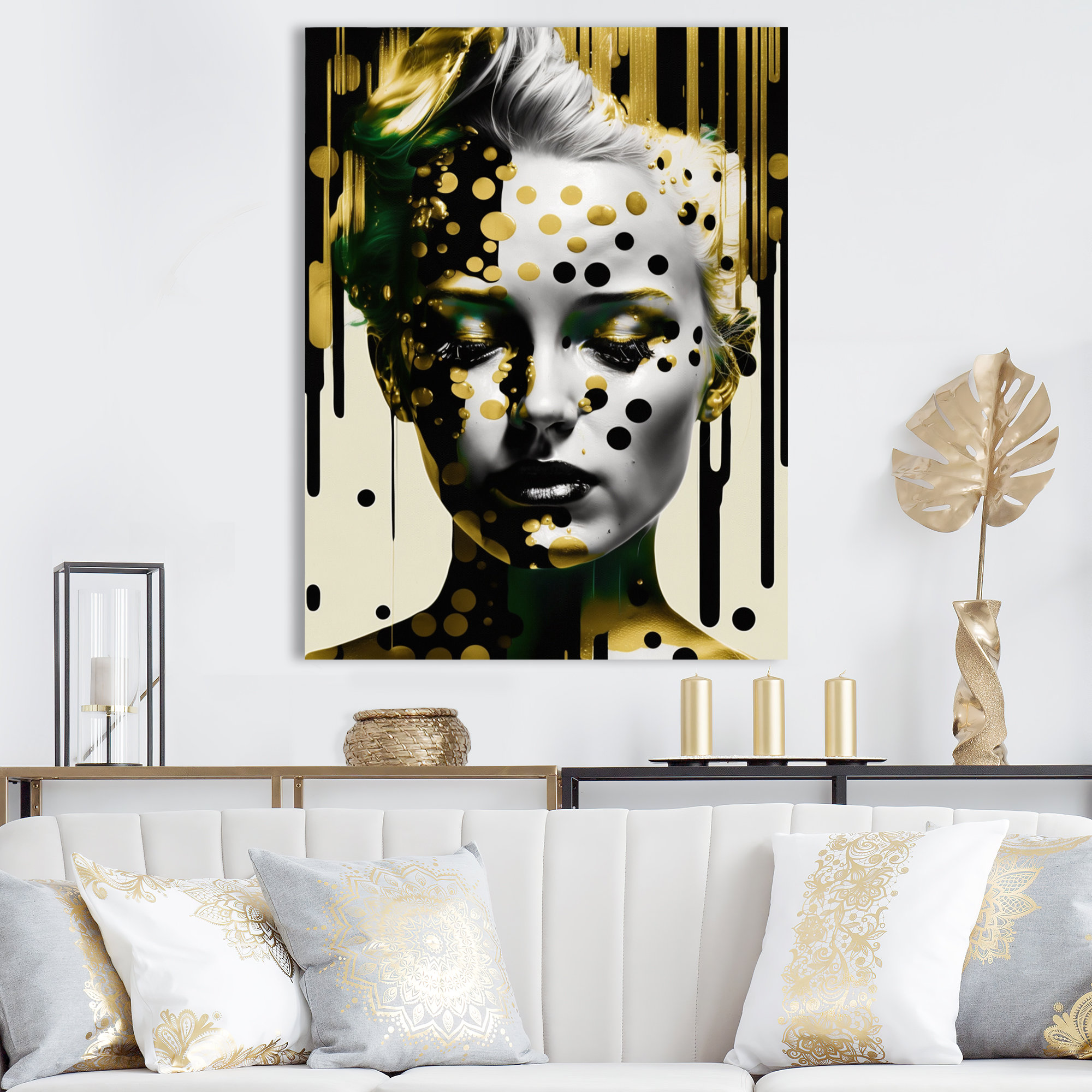 Mercer41 Transcending Female Potrait IV - Modern Woman Canvas Print ...