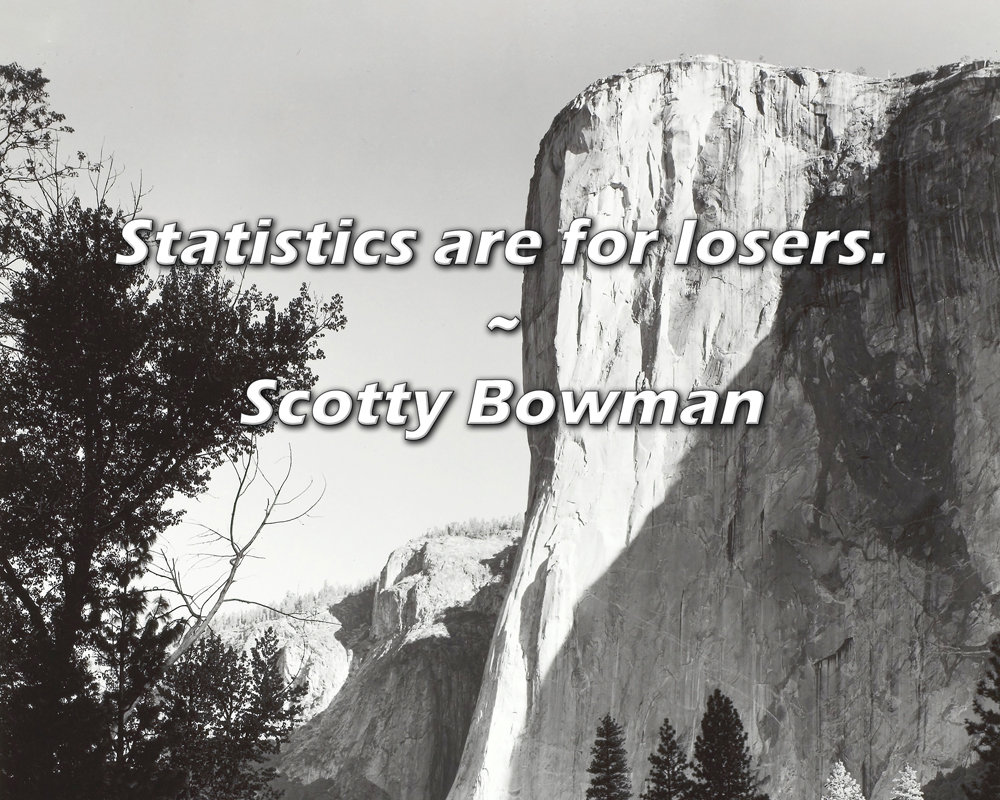 Trinx Scotty Bowman Quote: Statistics are for losers. | Wayfair