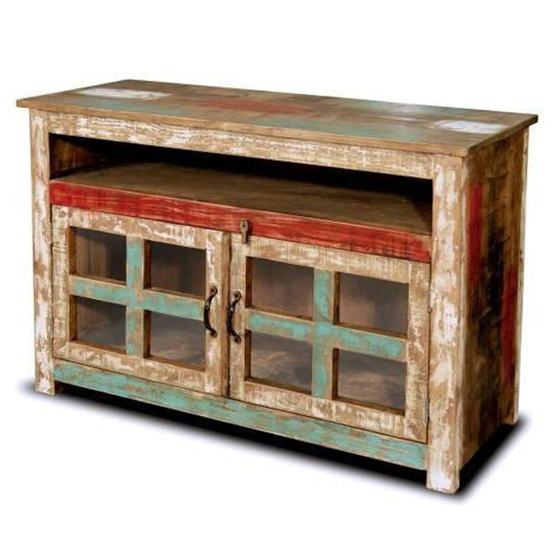 Union Rustic Kitrick Solid Wood 45'' W Storage Credenza | Wayfair