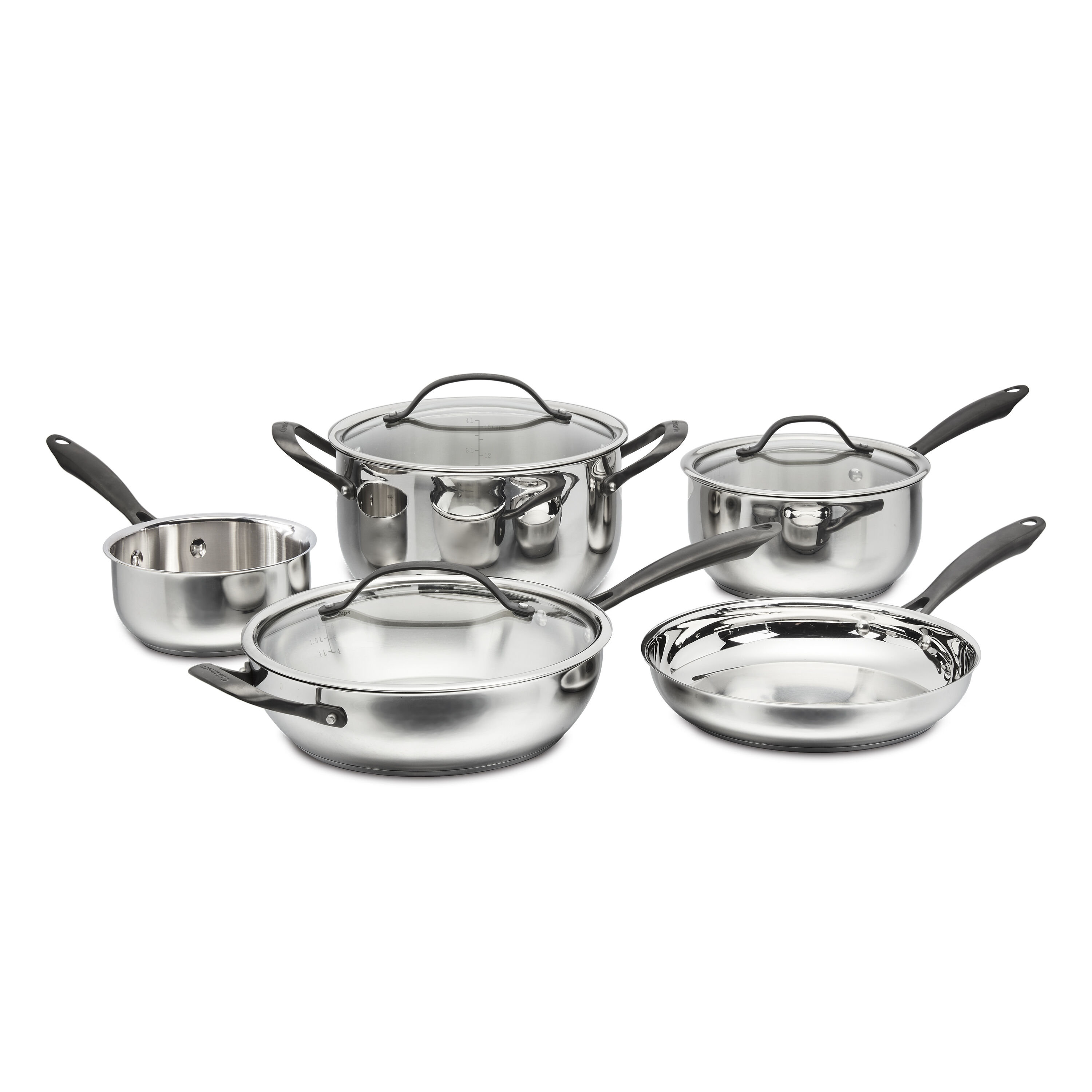 Cuisinart PureRadiance Stainless w/Brushed Titanium Finish 8 Pc Set ...