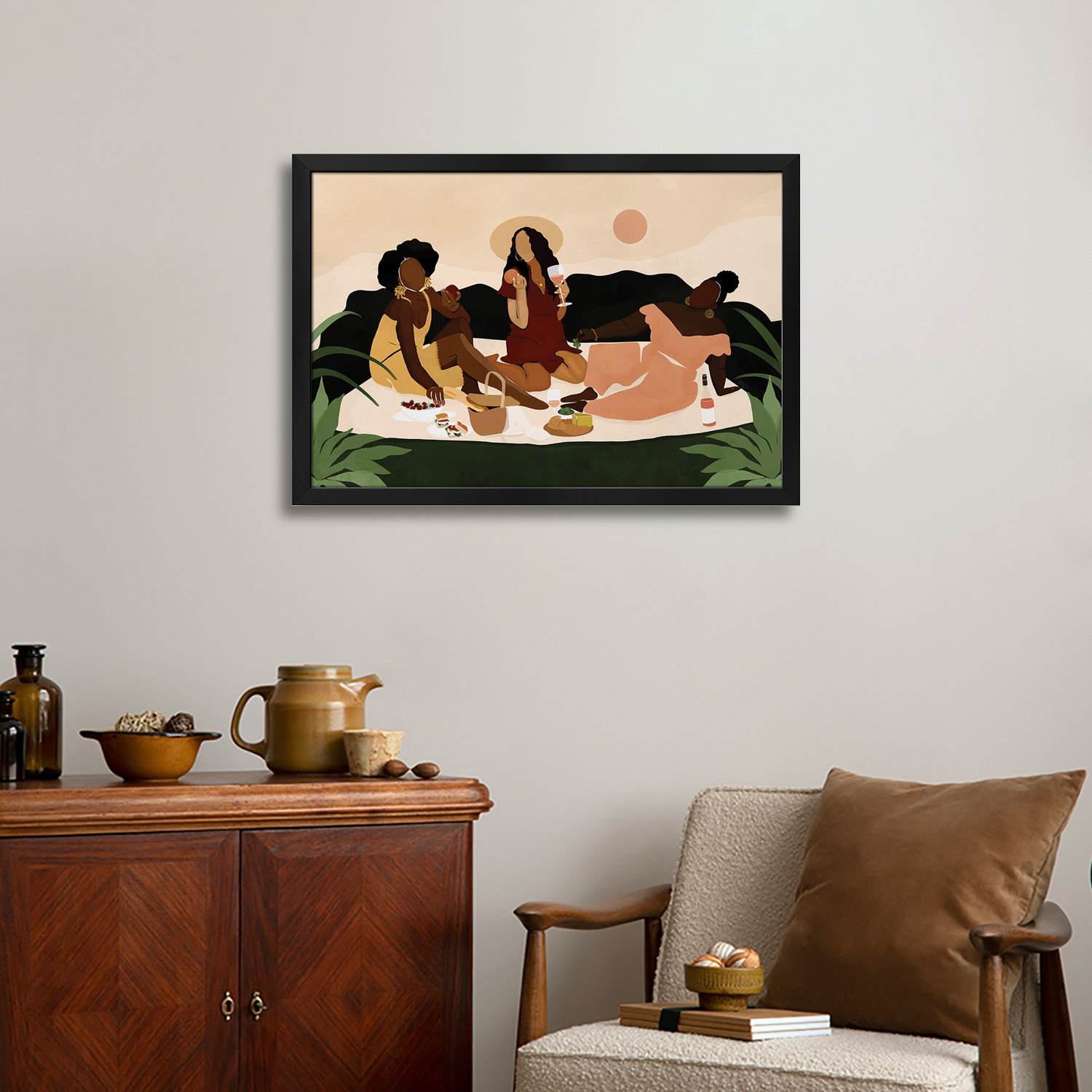 Dakota Fields Sis-nic Premium Framed Poster by Bria Nicole | Wayfair