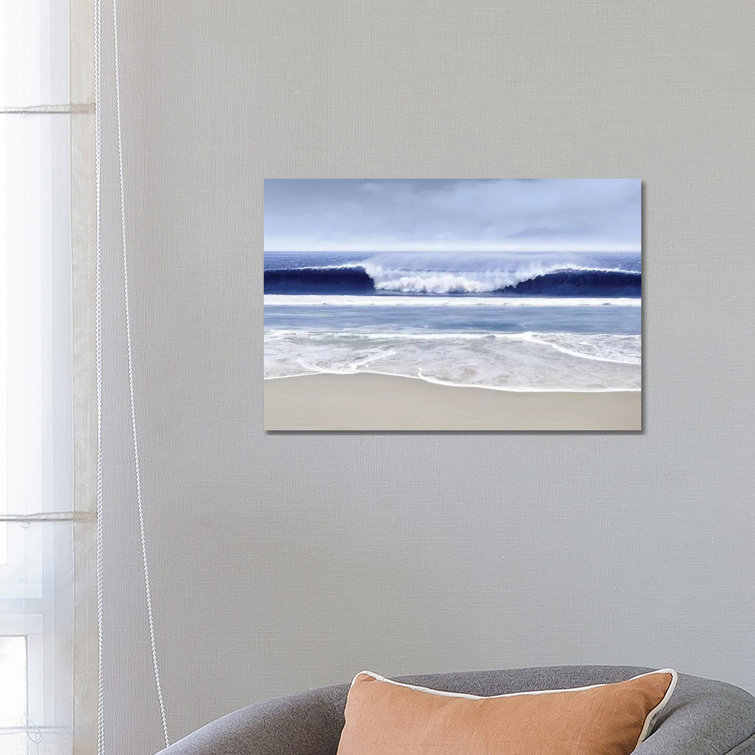 House of Hampton Blue Wave I by Devon Davis - Wrapped Canvas Photograph ...