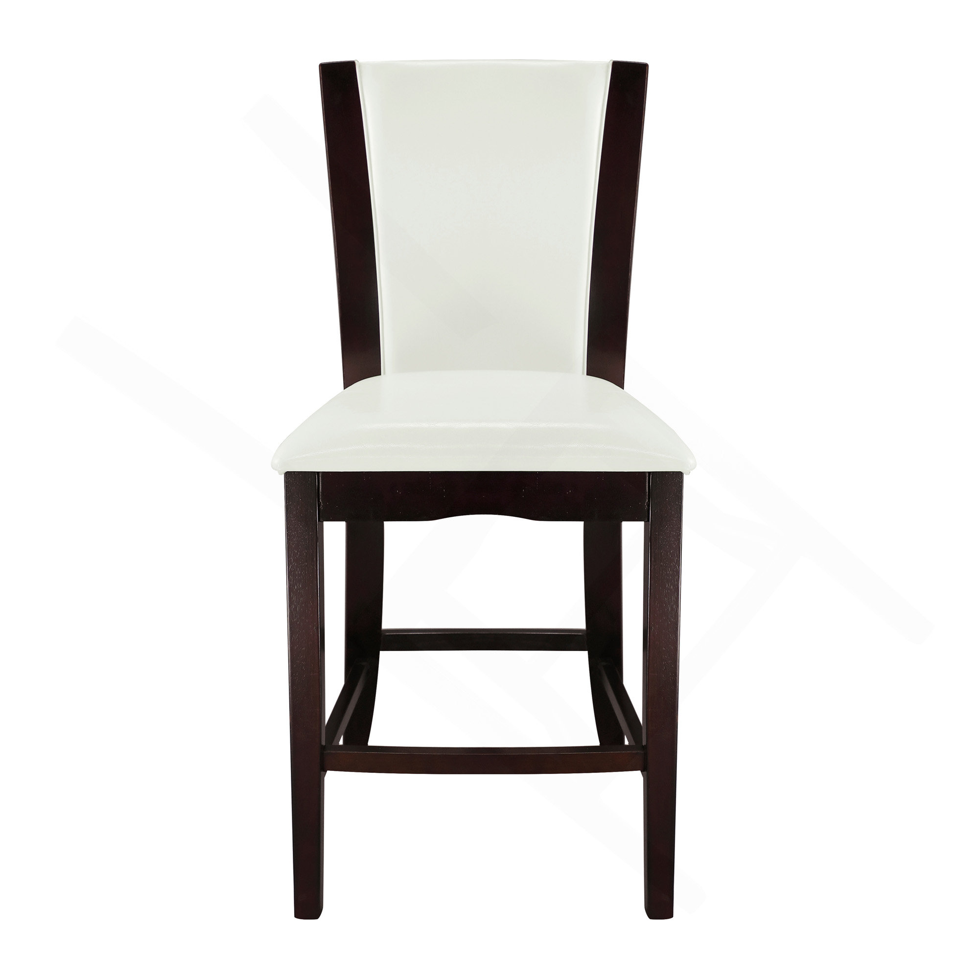 Wildon Home® Modern Contemporary Counter Height Chairs Set Of 2 White ...