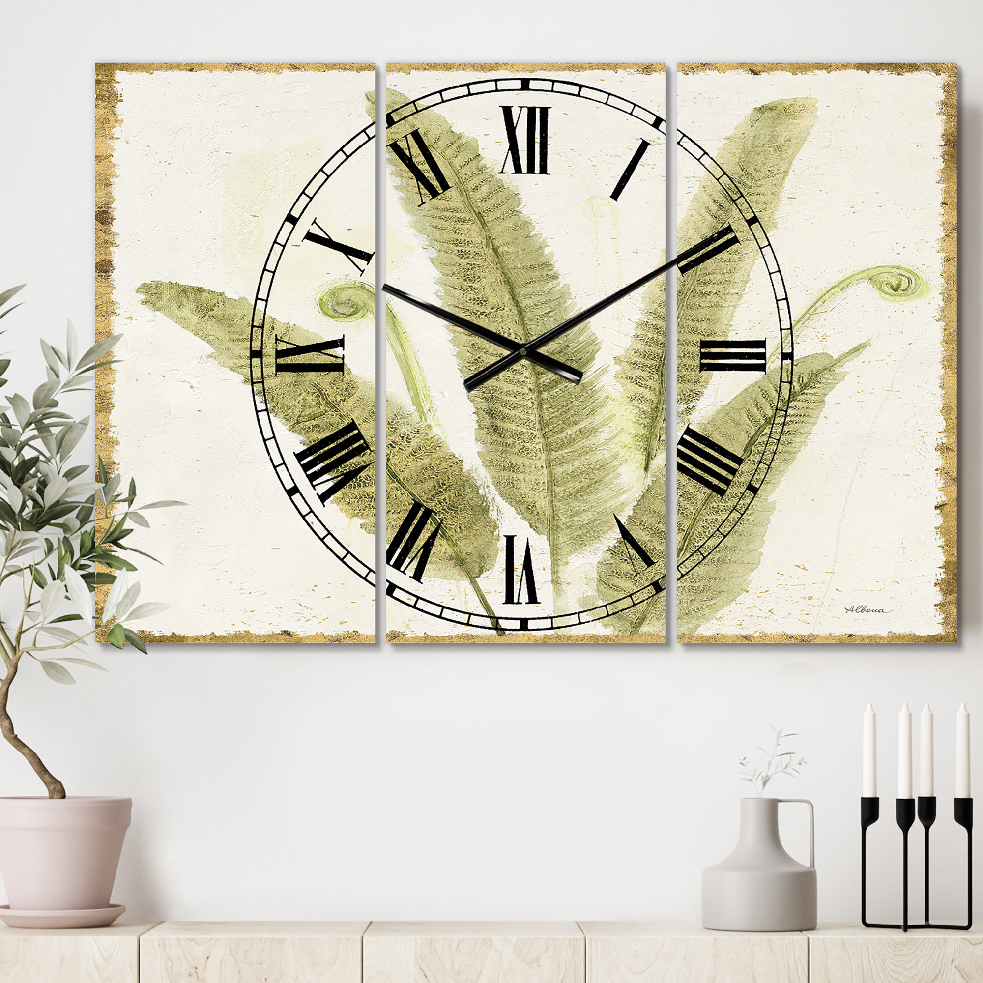 The Twillery Co. Swigart Oversized Farmhouse Simple Forest II Cottage 3 ...