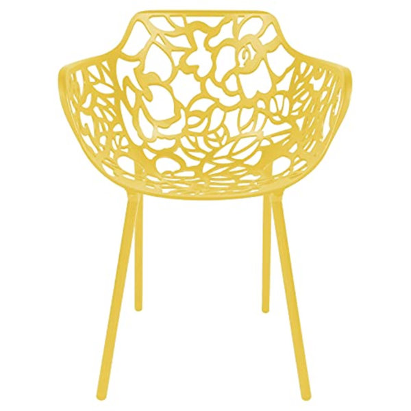Yellow Patio Dining Chairs You'll Love | Wayfair