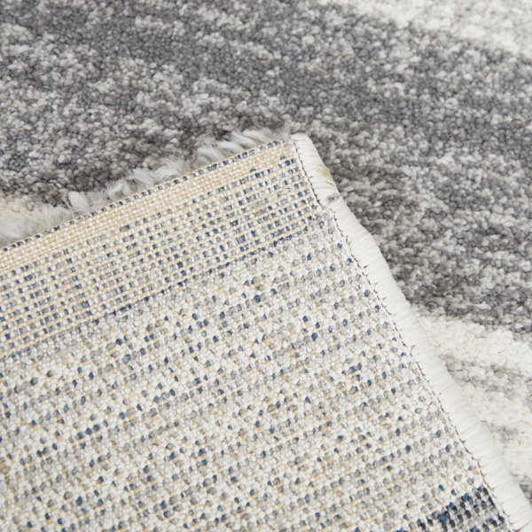 Latitude Run® Abstract Navy Area Rug & Reviews | Wayfair