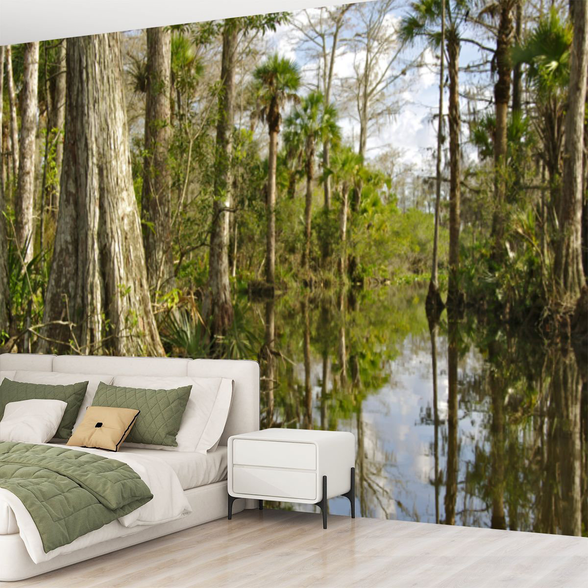 Millwood Pines Peel and Stick Canvas Wallpaper Wall Mural florida ...