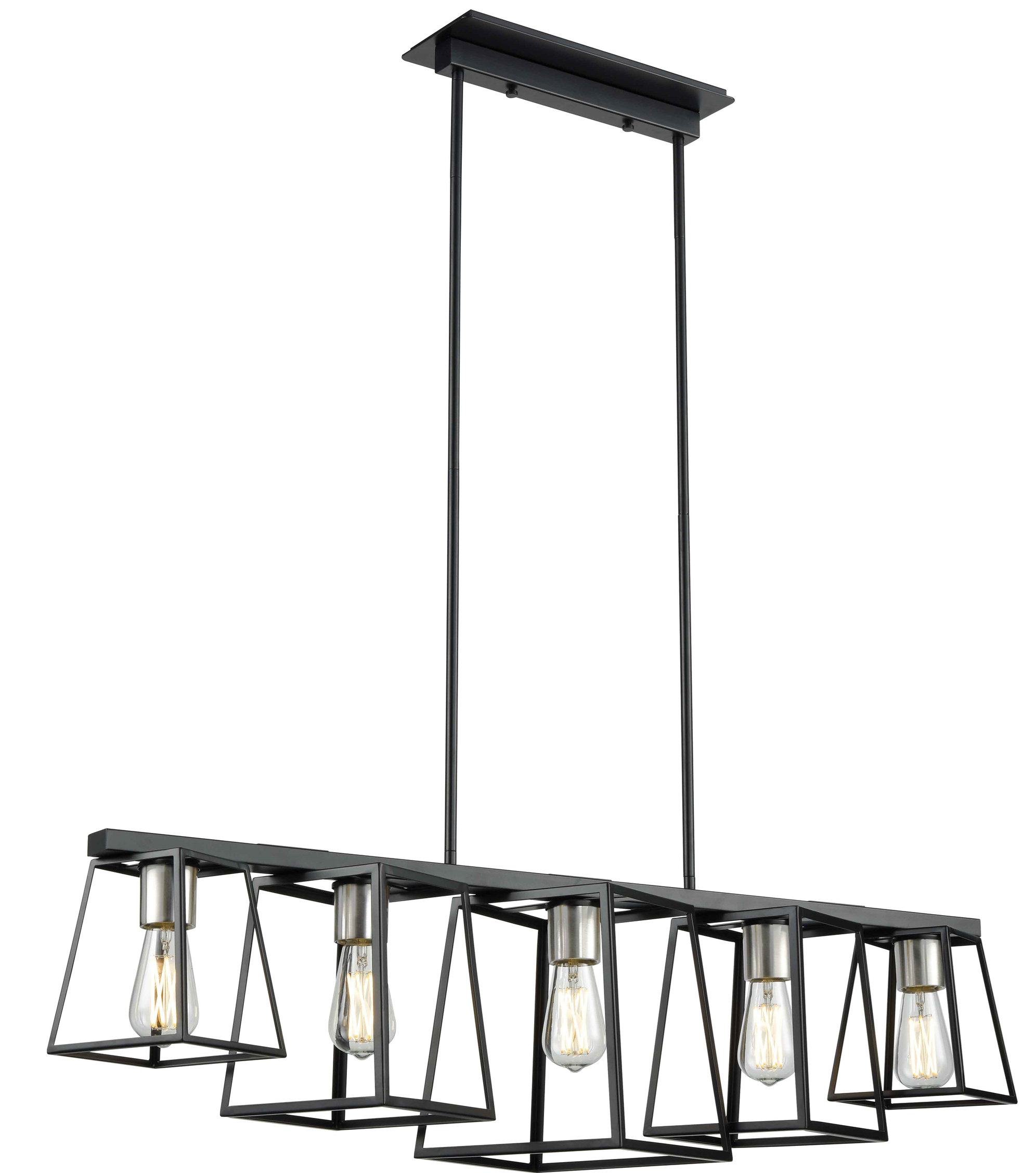 Brayden Studio Luminaire suspendu linéaire pour îlot de cuisine 5 ...