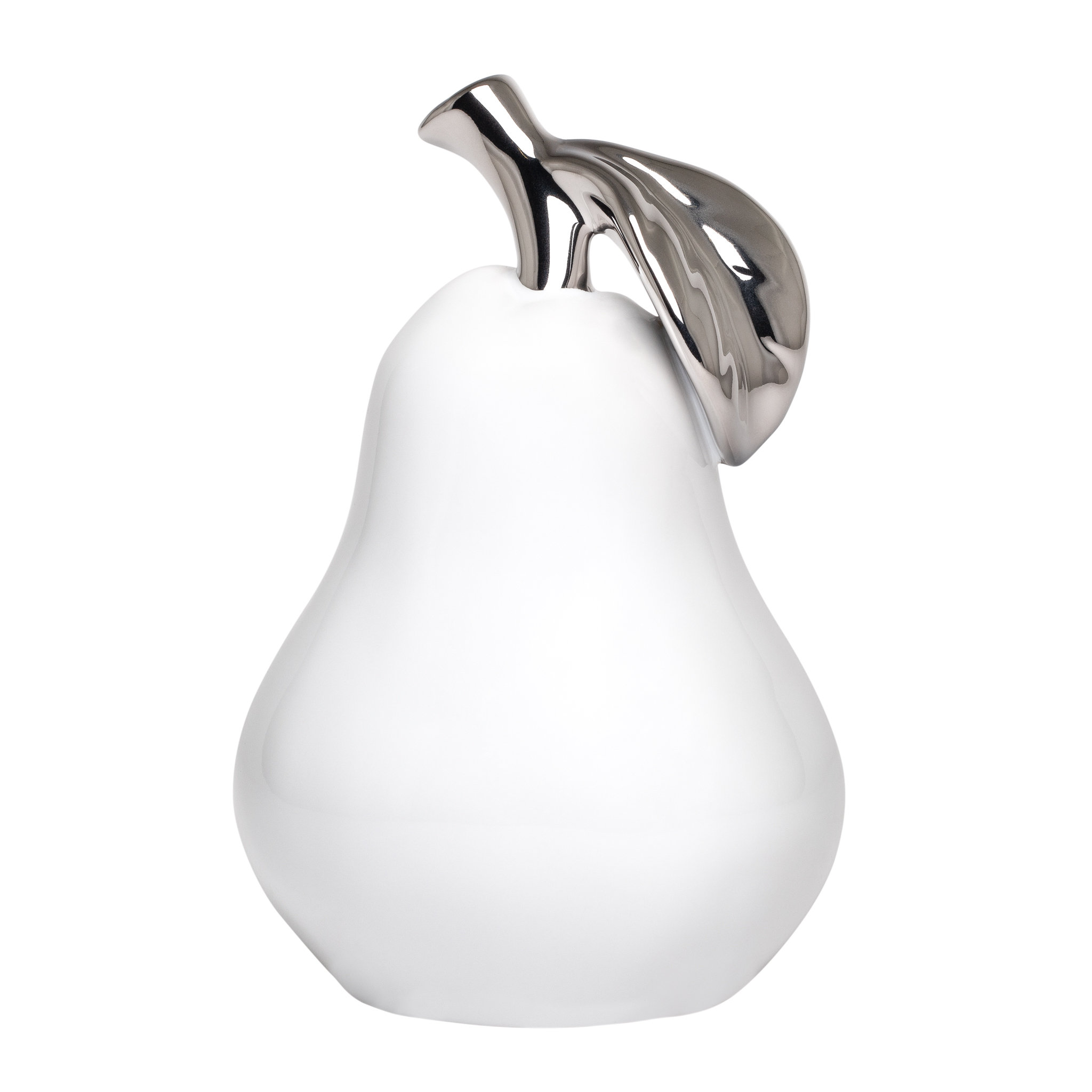 Gracie Oaks Carley Ceramic Pear Decor Sculpture & Reviews | Wayfair