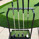 JOYDING Golf Club Stand Storage Metal Golf Putter Rack For 9 Clubs ...