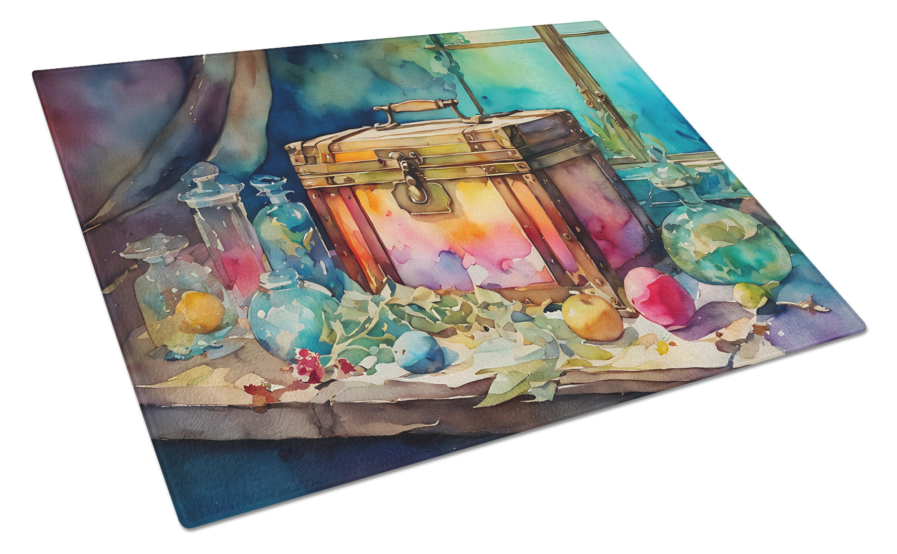 Caroline's Treasures Treasure Chest Glass Cutting Board Large - Wayfair ...