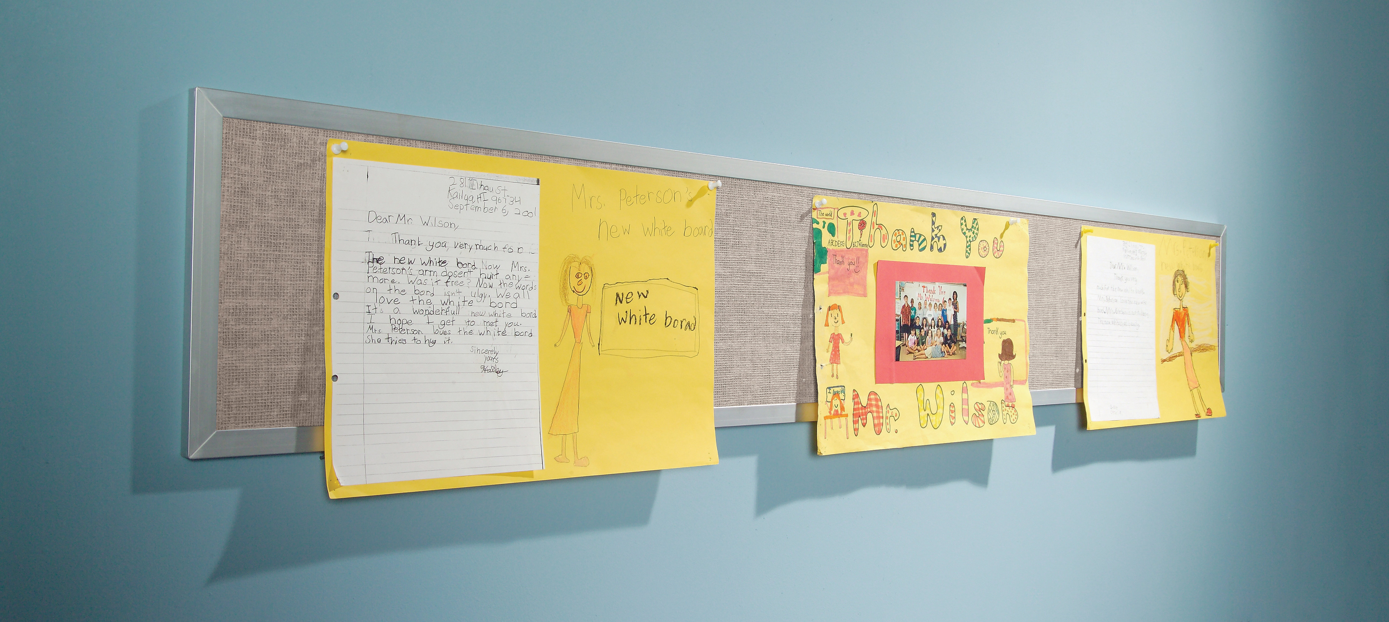 MooreCo Display Rails Wall Mounted Bulletin Board & Reviews | Wayfair