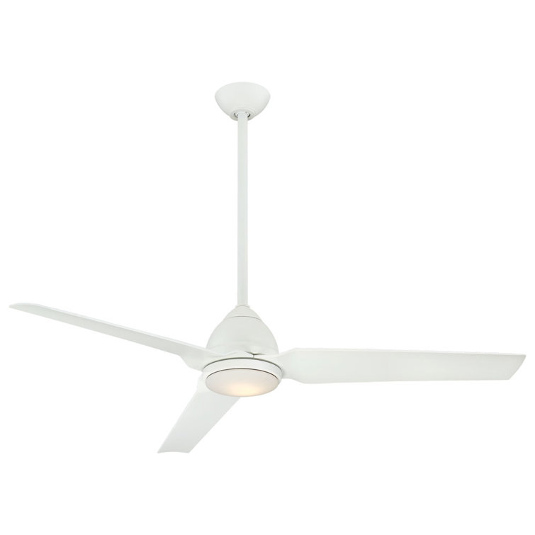 54" Java 3-Blade Outdoor LED Propeller Ceiling Fan with Remote Control ...