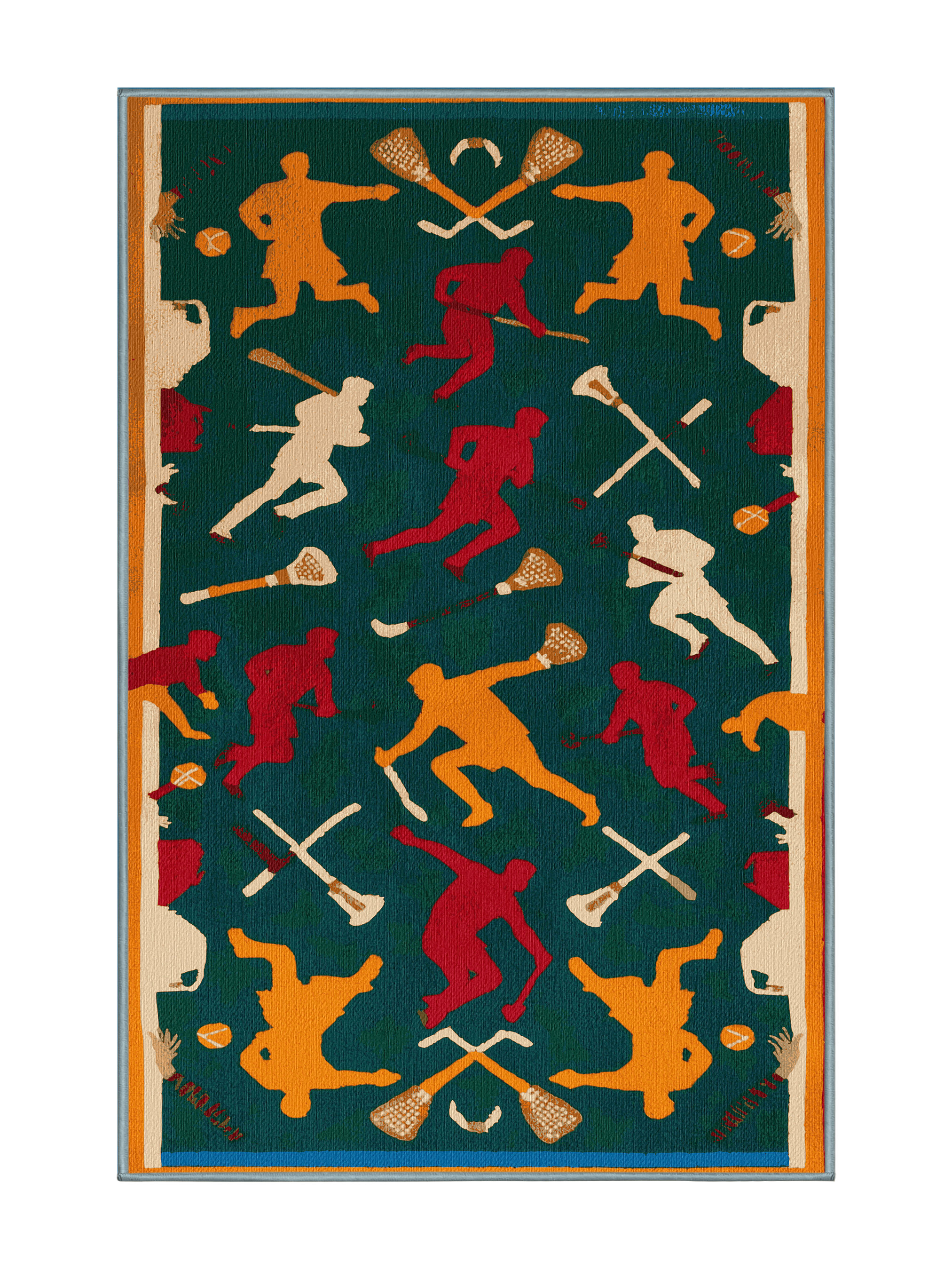 Red Barrel Studio® Washable Hurling Sports Area Rug | Wayfair