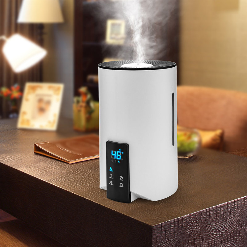 YINXIER 1 Gal. Dual Mist Ultrasonic Tabletop Humidifier 322 Sq. Ft ...