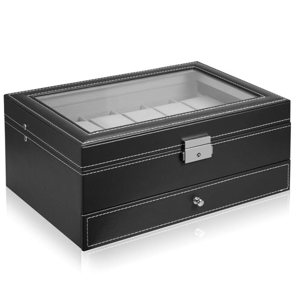 Latitude Run® Watch Box + Drawers | Wayfair