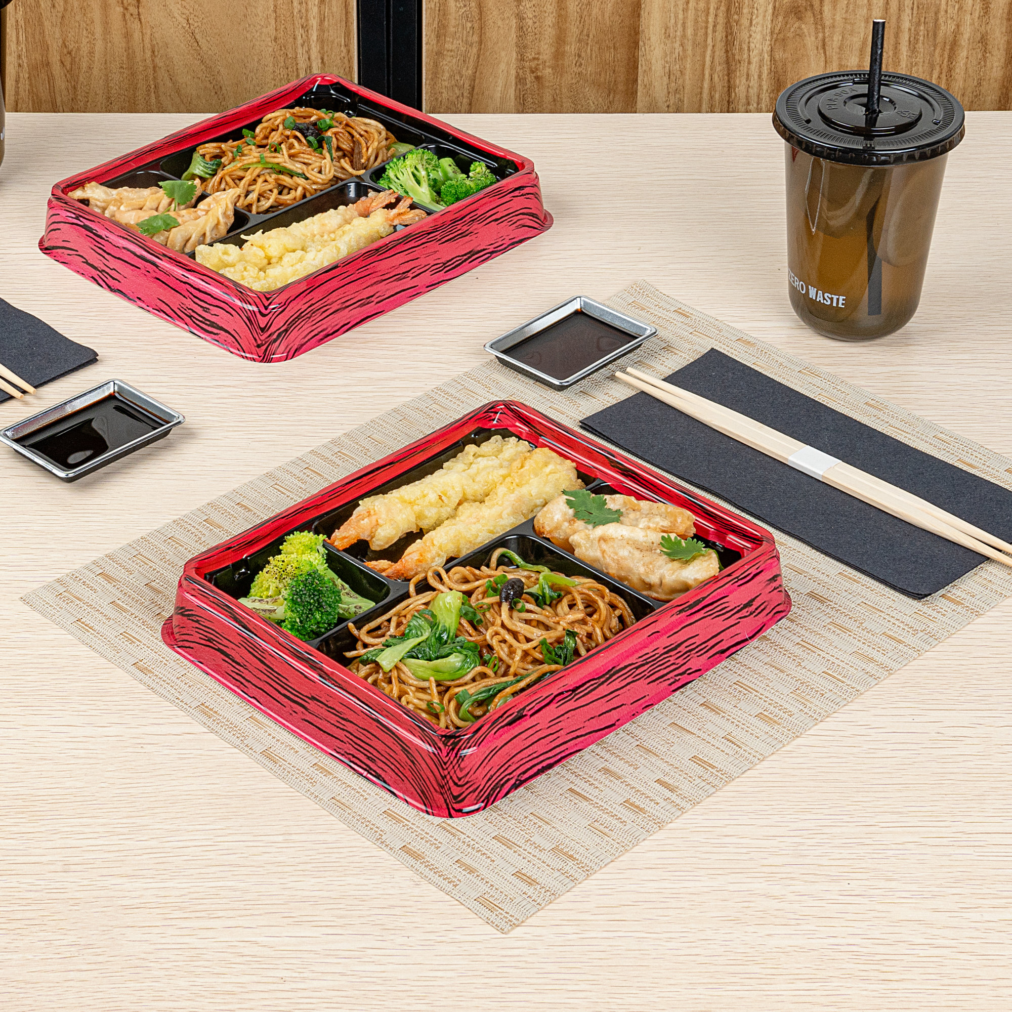 Restaurantware-Bento Tek 15.2 Ounce Meal Prep Containers, Disposable To ...