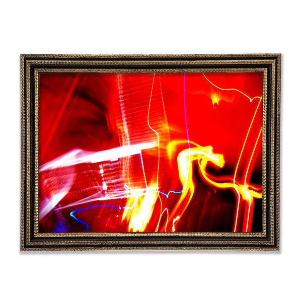 Ivy Bronx Red Light Flames - Print | Wayfair.co.uk