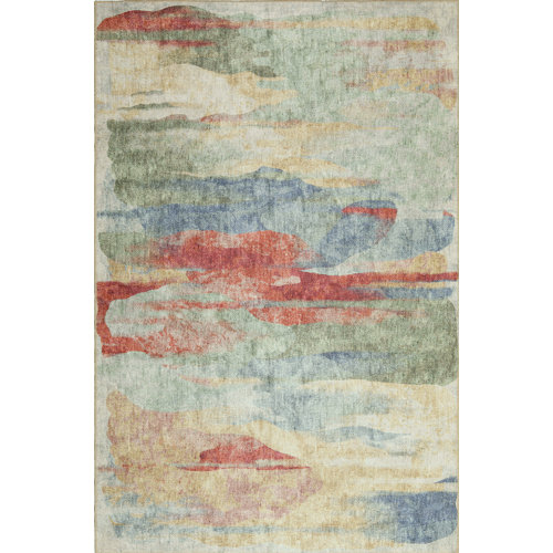 Wade Logan® Basir London Mirage Area Rug & Reviews | Wayfair