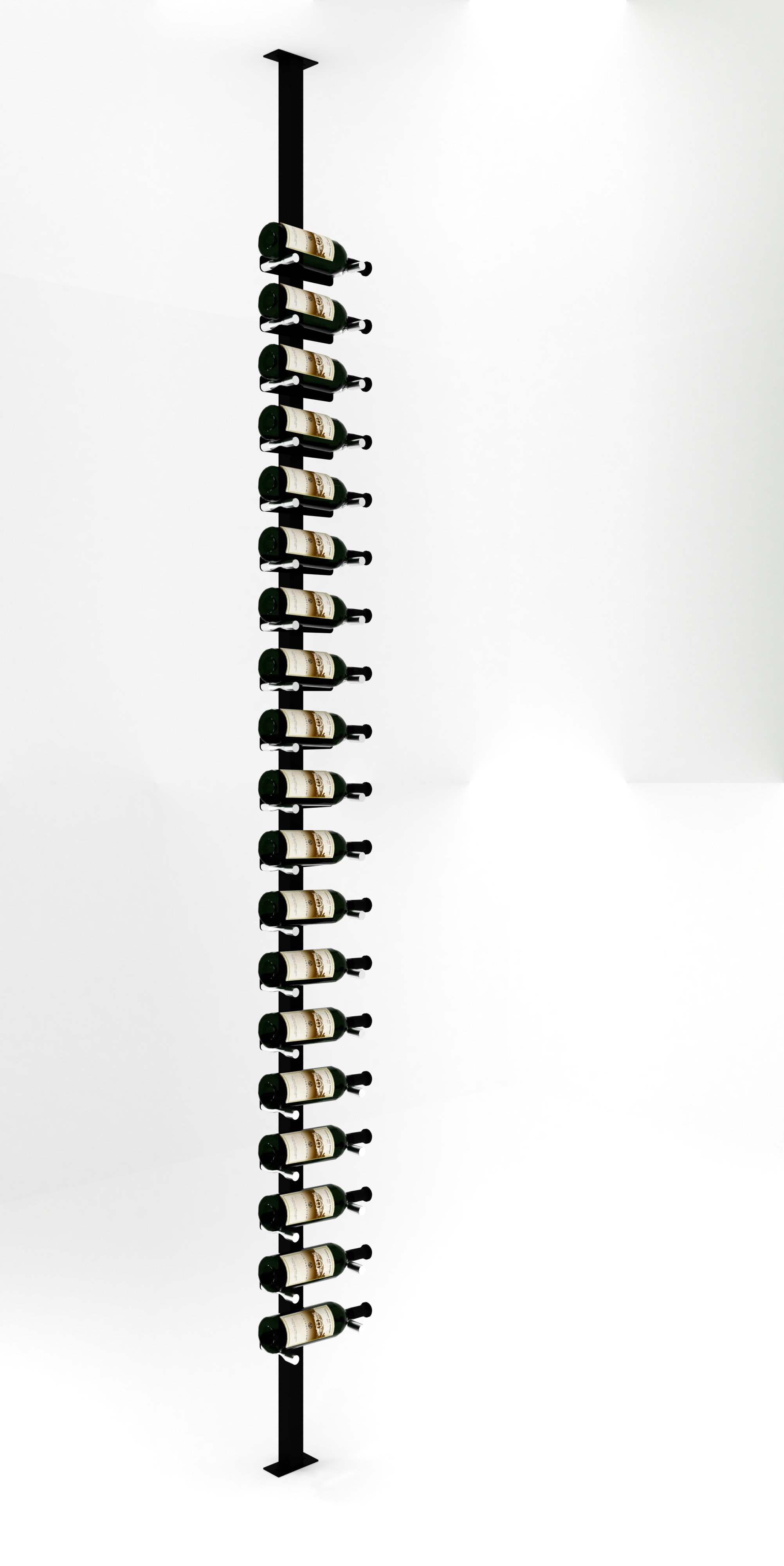 Prep & Savour Jaidan 20 Bottle Wall Mounted Wine Bottle Rack | Wayfair