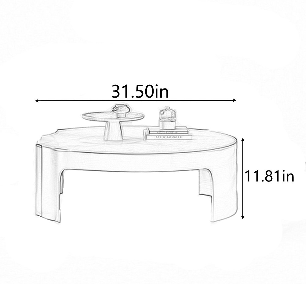 Bkoksety Rock slab creative stainless steel tea table | Wayfair