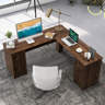 Wade Logan® Aviyon 66.5'' W L-Shaped Computer Desk with and Cabinet ...