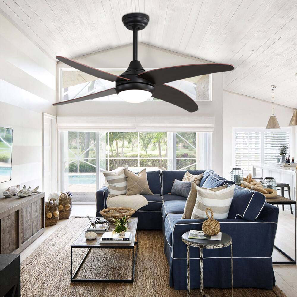Lark Manor Frejus 4 Blade LED Ceiling Fan with Remote | Wayfair.co.uk