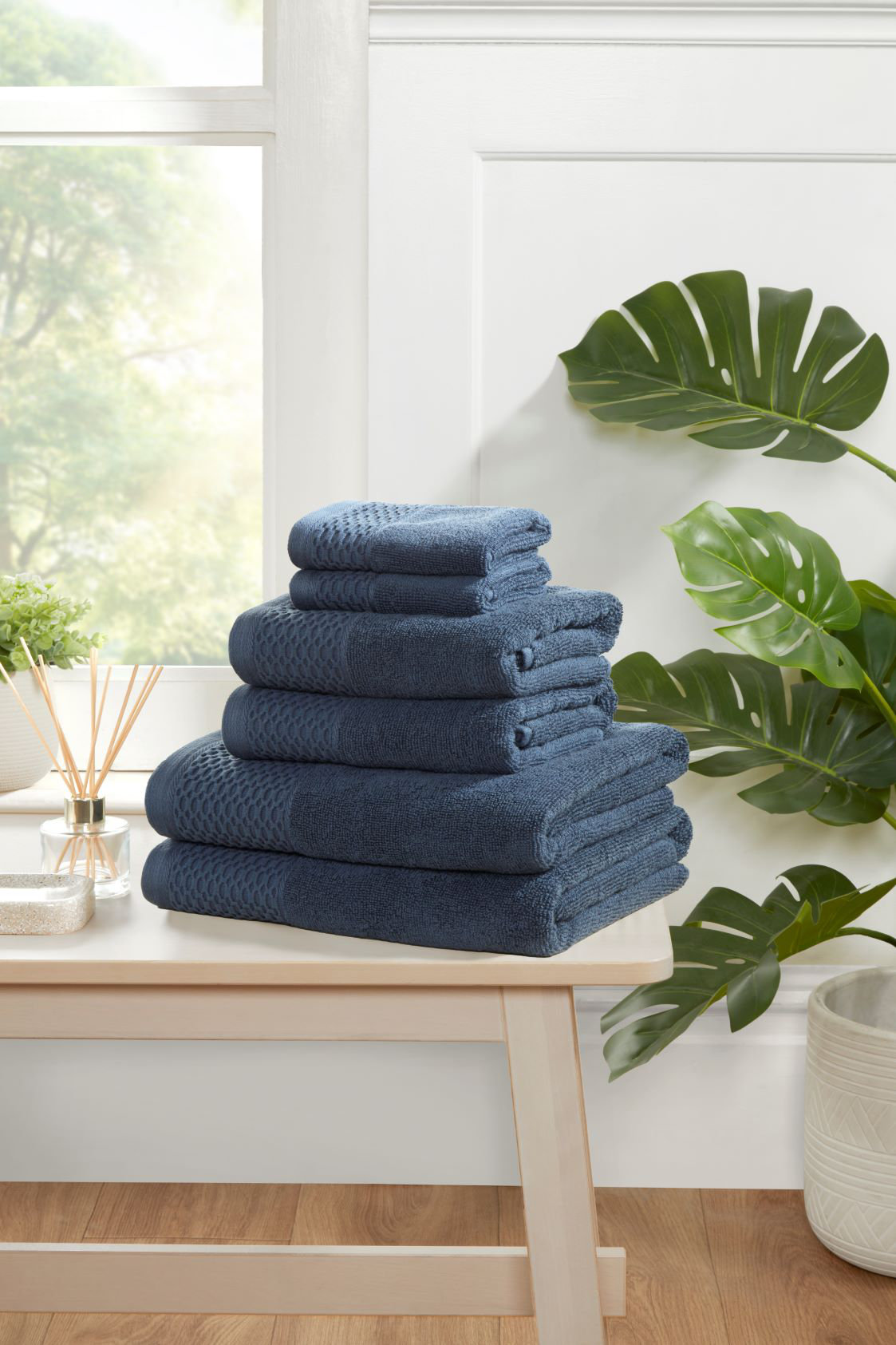 Ebern Designs Eden Weave 6 Piece Towel Bale Mink | Wayfair.co.uk