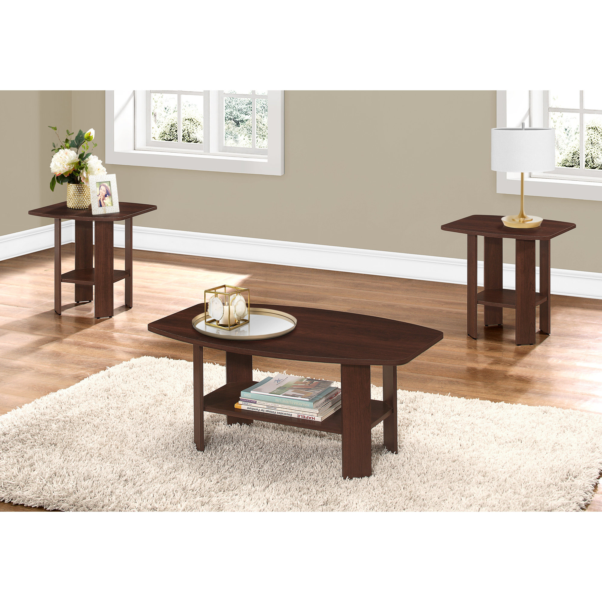 Lark Manor™ Table Set, 3pcs Set, Coffee, End, Side, Accent, Living Room ...