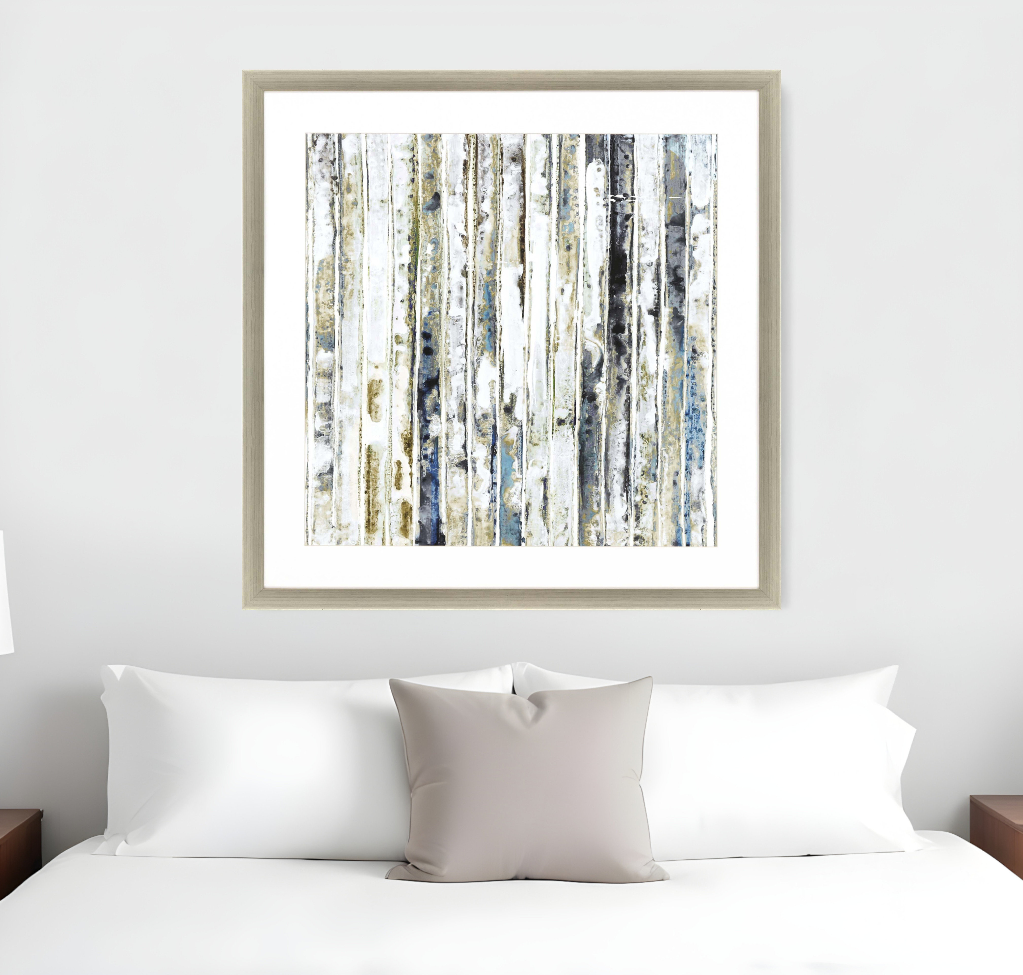 HomeRoots Visionaire 2 Framed Art Silver Picture Frame Print Wall Art ...