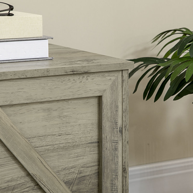 Gracie Oaks Delmita 30" Farmhouse Storage Chest | Wayfair